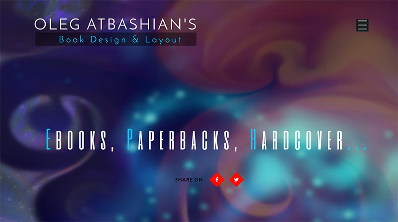 Oleg Atbashian's Book Design